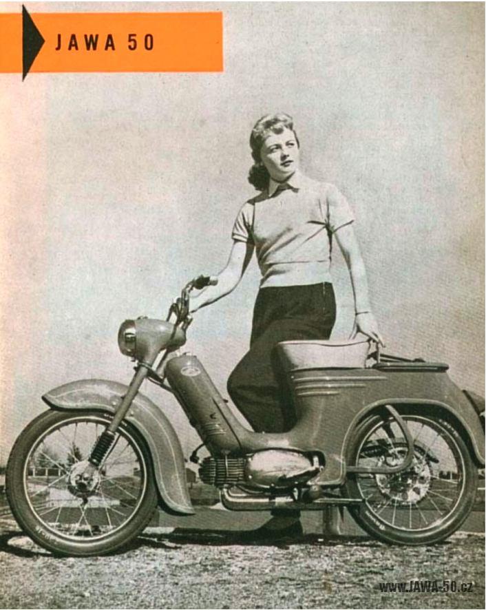 Prototypy motocyklu Jawa 555 – Jawa 50 Pionýr