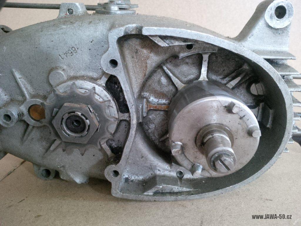 Motor – změny ve výrobě – Jawa 50 Pionýr