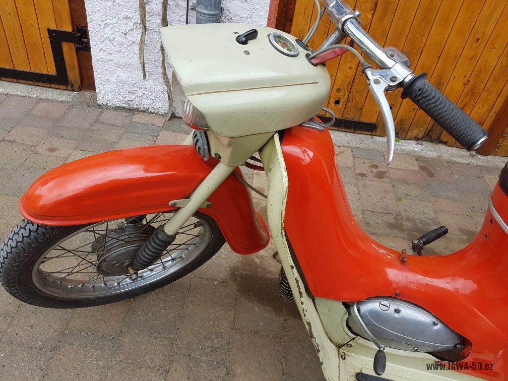 Monografie: exportní Jawa 20 Pionýr z roku 1969 pro NDR – Jawa 50 Pionýr