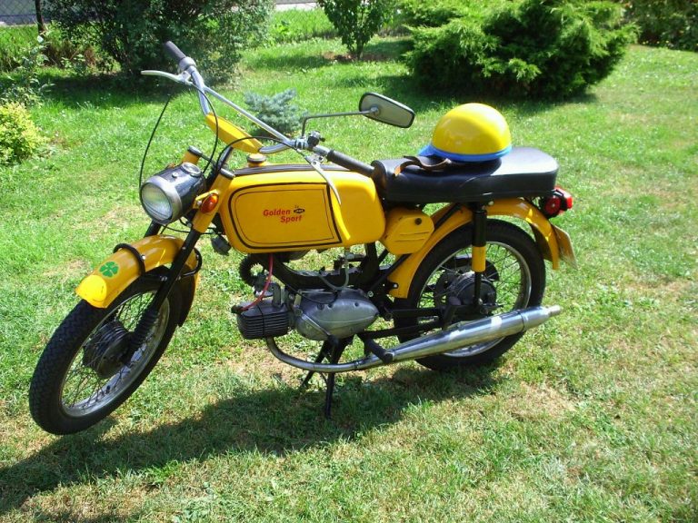 Monografie: exportní Jawa 23 Golden Sport z roku 1972 (2) – Jawa 50 Pionýr